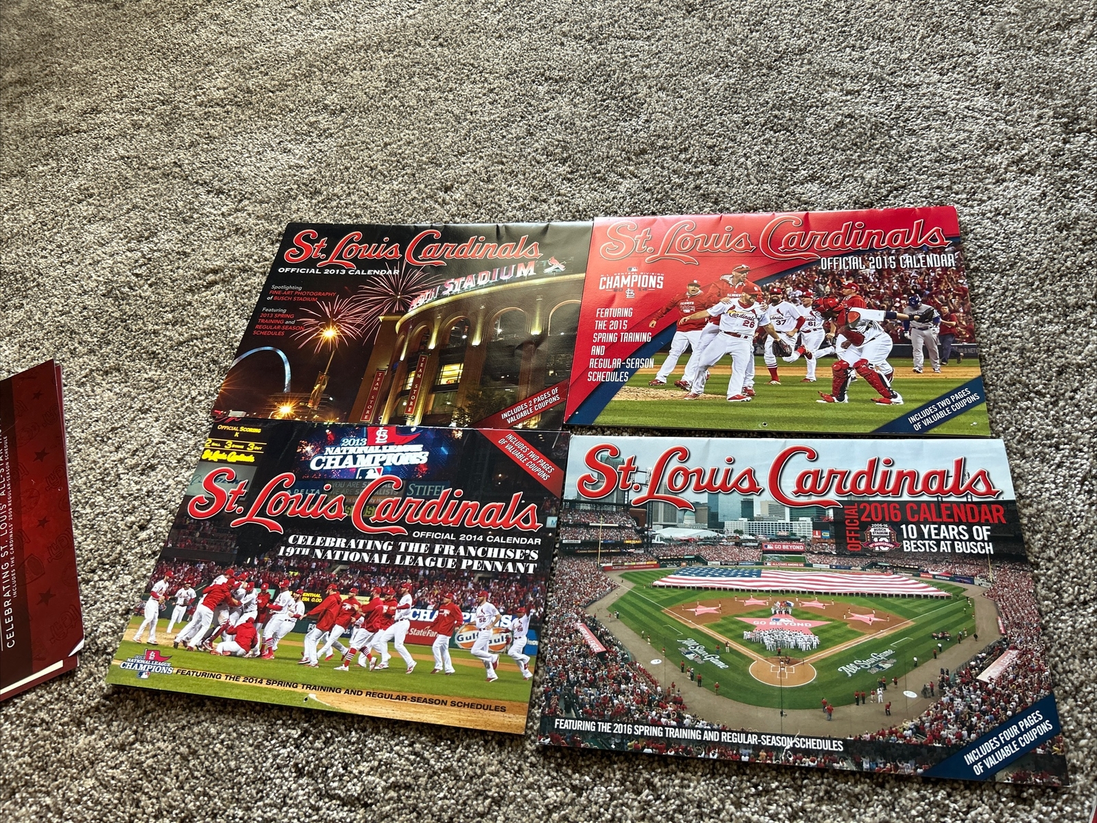 St Louis Cardinals Calendar Lot. 2013-2020 | eBay
