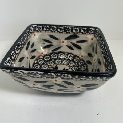 Temptations Presentable Ovenware by Tara Old World Black Square Bowl ...