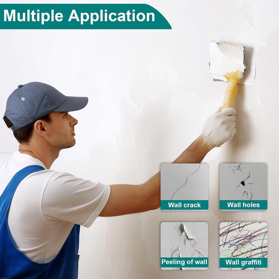 19 Pack Drywall Repair Kit for Large Holes, 2/4/6/8 Inch Dry Wall Patch ...