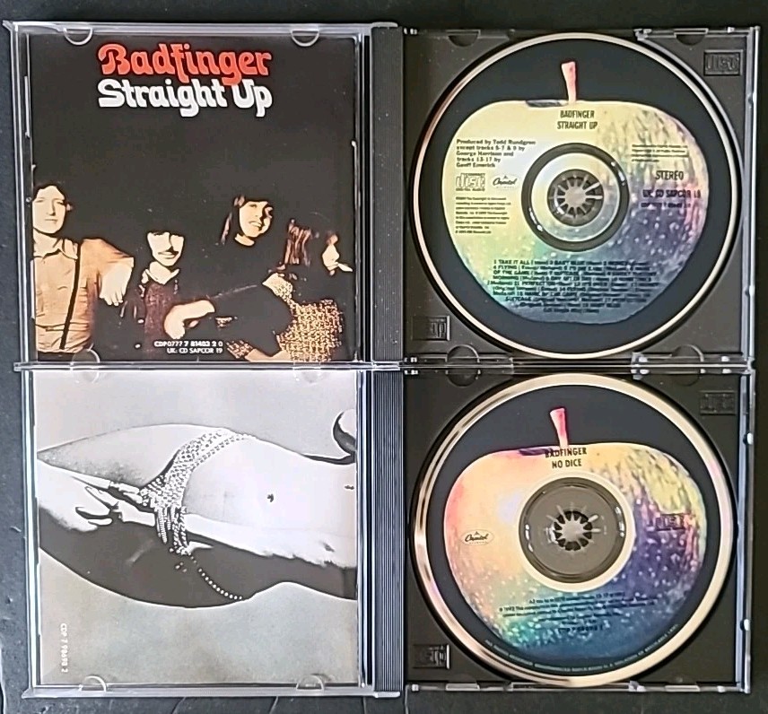 Badfinger: Straight Up Remastered & No Dice CDs Excellent Condition | eBay