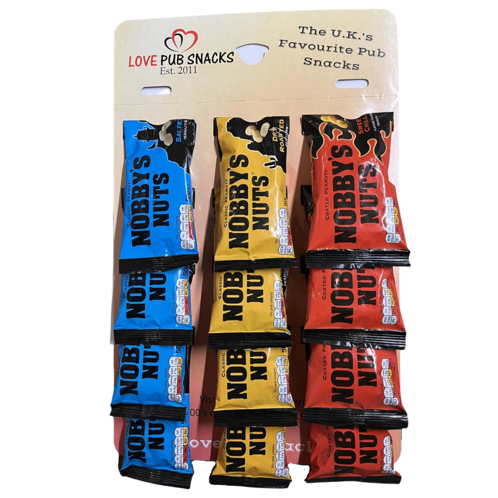 Nobbys Nuts Mixed Pub Card - Salted/Dry Roast/Sweet Chilli | eBay UK