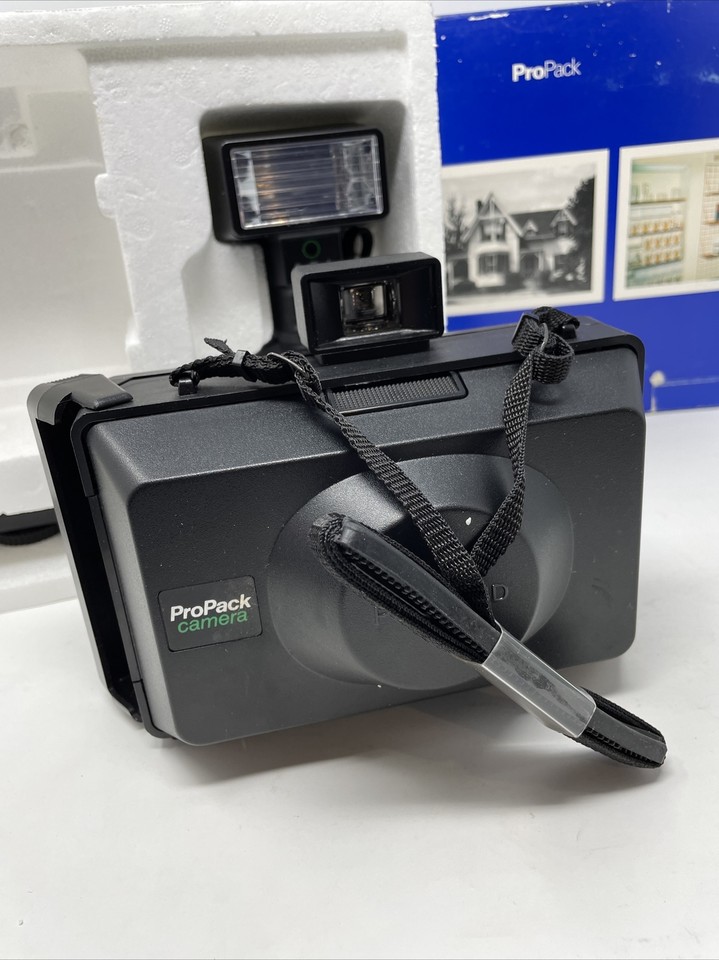 Vtg POLAROID PROPACK CAMERA INSTANT FILM 112MM LENS PRO PROFLASH ...