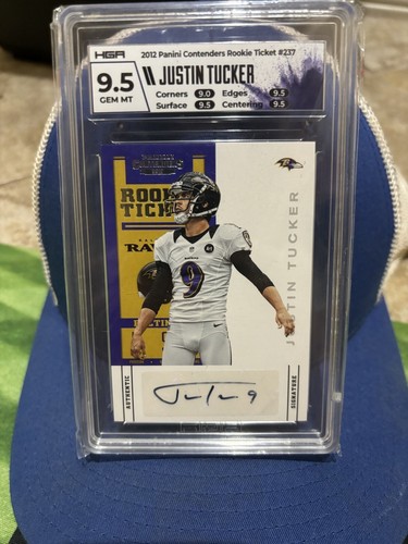 Justin Tucker 2012 Panini Contenders Autograph Rookie Ticket #237 ...