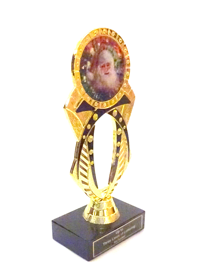 SANTA CLAUSE, CHRISTMAS TROPHY, SANTA TROPHY MB | eBay