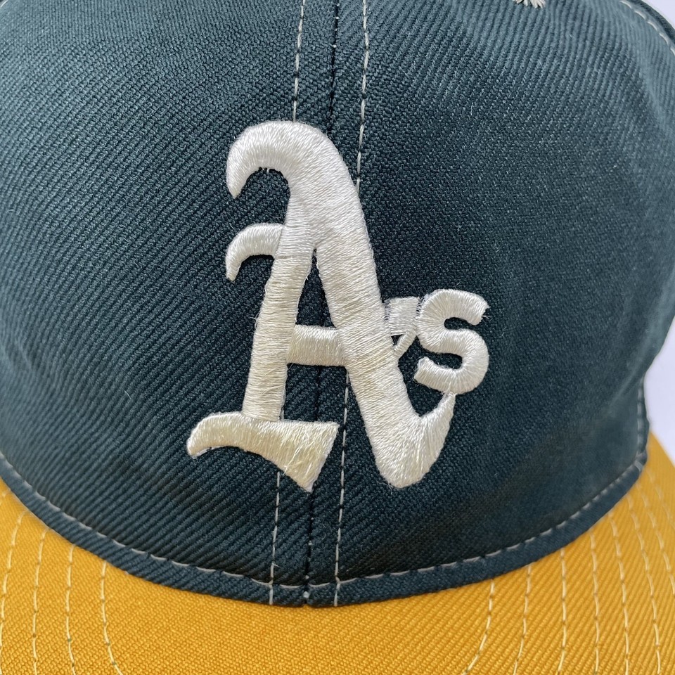 Vintage Athletics Hat A's Snapback Contrast Stitching Made In USA 80s ...
