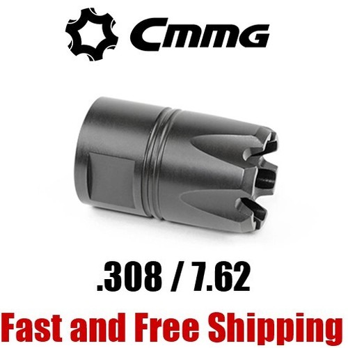 CMMG .308/7.62/300BLK ZEROED Linear Comp/Compensator 5/8x24 TPI - Black ...
