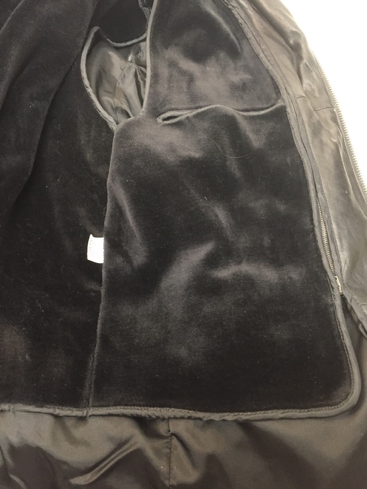 Albert Duke Mens Leather Zippered Jacket -Large- Black Super Soft, Zip ...