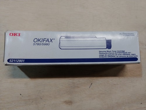 NEW Genuine Okidata 52112901 Toner Cartridge for OKIFAX 5780/5980 ...