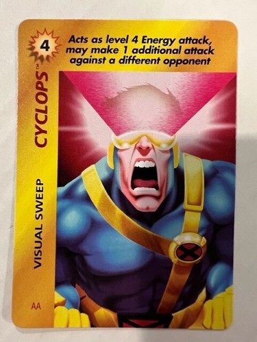 Marvel Overpower CYCLOPS Special AA Visual Sweep Classic Common 1995 NM ...