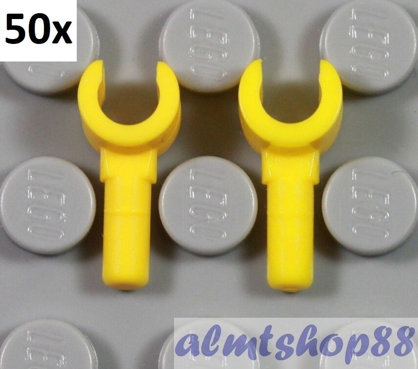 LEGO - Set of 100 (50 Pairs) Yellow Minifigure Hands Gloves Torso Arms ...