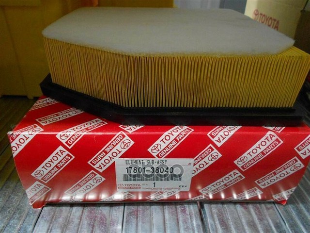 17801-38040 Toyota Element sub-assy, air cleaner filter 1780138040, New ...