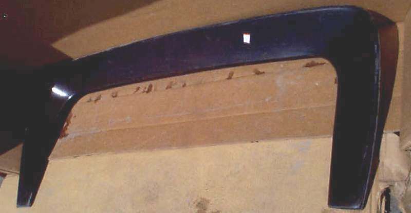 Pontiac Fiero Coupe SHOWCARS Fiberglass Wrap Around Rear Spoiler | eBay