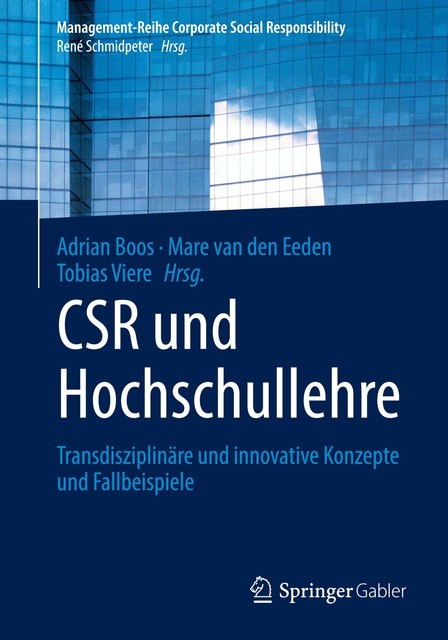 Csr und Hochschullehre von Tobias Viere Adrian Boos Mare Van Den Eeden ...