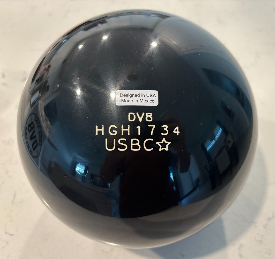 Brunswick DV8 Bowling Ball, Black New in Box, 8 lbs., 1.1 oz Top Weight | eBay