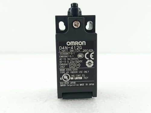OMRON D4N-412G 24X14ZA AC-15 3A/240VAC LIMIT SWITCH | eBay