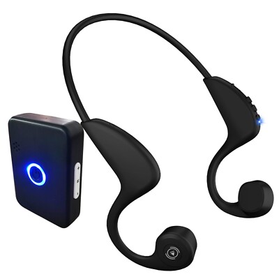 Bone Conduction Hearing Aid With Remote Sound Transmitter/Microphone. 2 ...