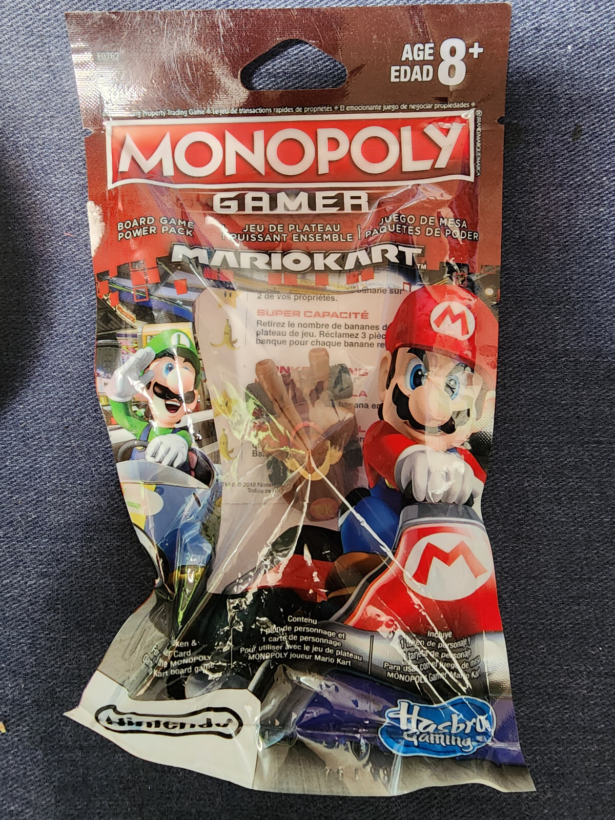 NEW Hasbro Monopoly Gamer Mario Kart Donkey Kong Power Pack SEALED