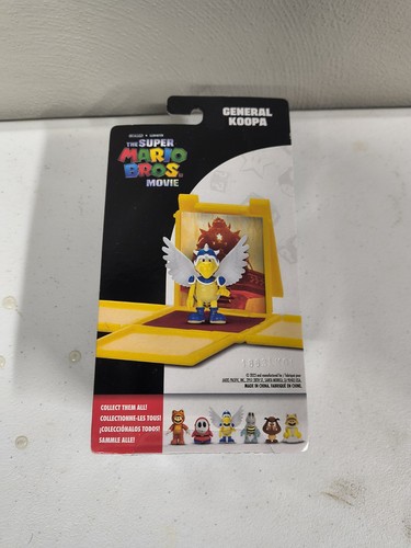 Super Mario Bros Movie General Koopa 1" Mini Figure w/Question Block ...