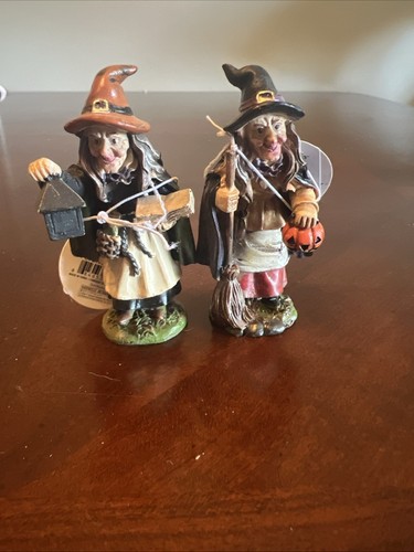 Set of 2 Miniature Witches 3" Great Halloween Decoration Halloween ...
