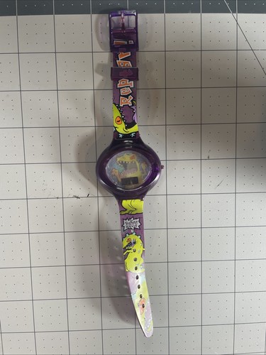 VINTAGE 1998 Rugrats Movie Reptar Dinosaur Kids Watch Preowned | eBay