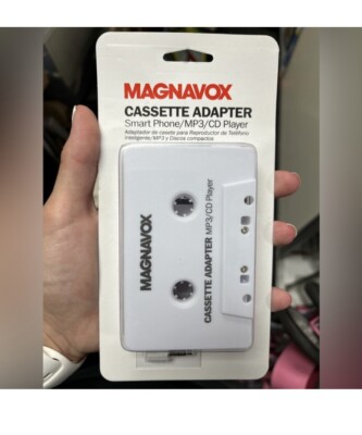 Magnavox Cassette Adapter Smartphone/MP3/CD Player to 3.5mm Aux Adapter ...