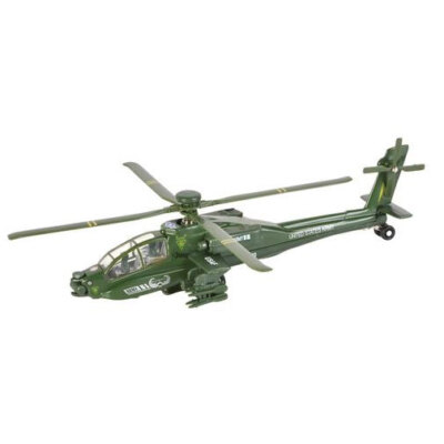 RI Novelty - Pull Back Die-Cast Metal Vehicle - APACHE HELICOPTER ...