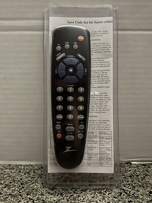New Zenith Remote Control TV VCR CABLE ZEN350D | eBay