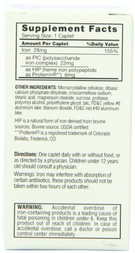 6 Pack Feosol Complete Bifera Hip & Pic Iron Supplement 30 Caplets Each ...