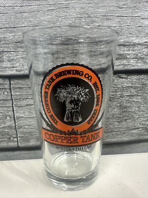Beer Pint Glass The COPPER TANK Brewing Co Austin & Dallas, TEXAS | eBay