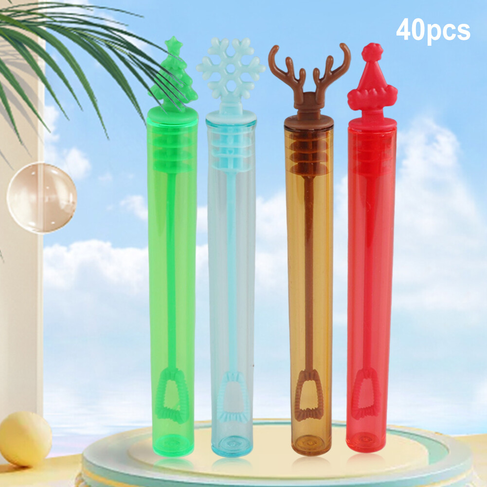 Bubble Stick Sets Wedding Guests Gifts for Kids Children(4 Color 40pcs ...