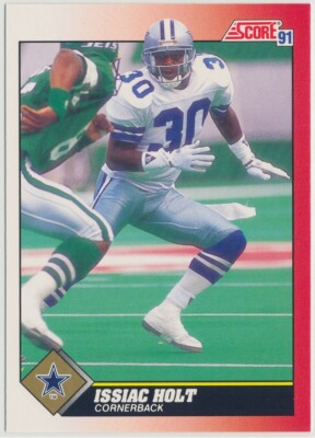 Issiac Holt - Dallas Cowboys - 1991 Score Football - Base - #117 | eBay