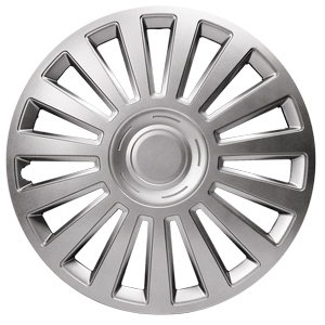 Proton Wira Luxury 16" Wheel Covers Metallic Silver ABS Construction ...