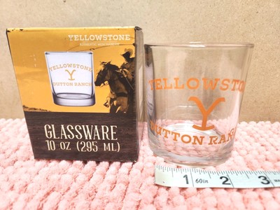 YellowStone "Dutton Ranch" Glassware Whiskey Tumbler 10 Oz Authentic ...