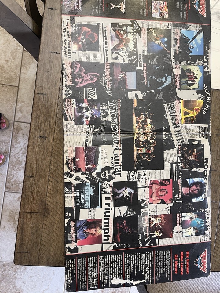 Triumph Stages Double Live Album Vinyl 2 LP Record 1985 MCA2-8020 Rock ...