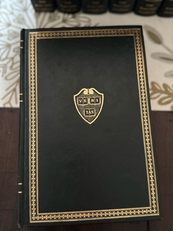 Vintage Harvard Classics Deluxe Edition 7-Vol. Set | Black Leatherette ...