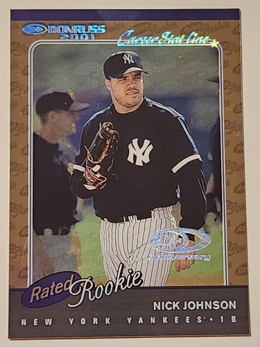 2001 Donruss Career Stat Line /308 Rated Rookie Nick Johnson # 170 | eBay