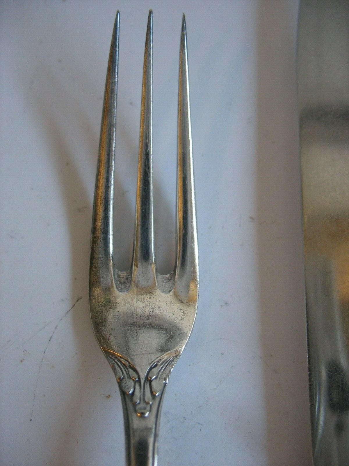 s/3 Wellner Germany Flatware 2 Knives Fork Garantin Silverplate Fruit ...