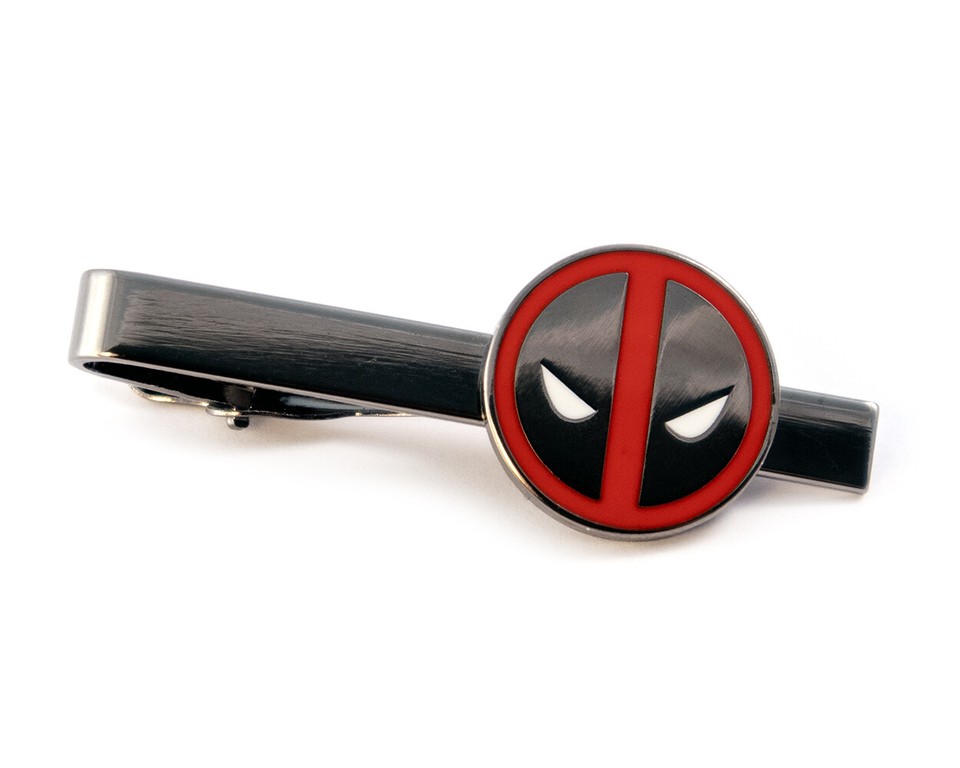 Deadpool Tie Clip Tack, X-Men Cufflinks Marvel Comics Wedding Superhero ...