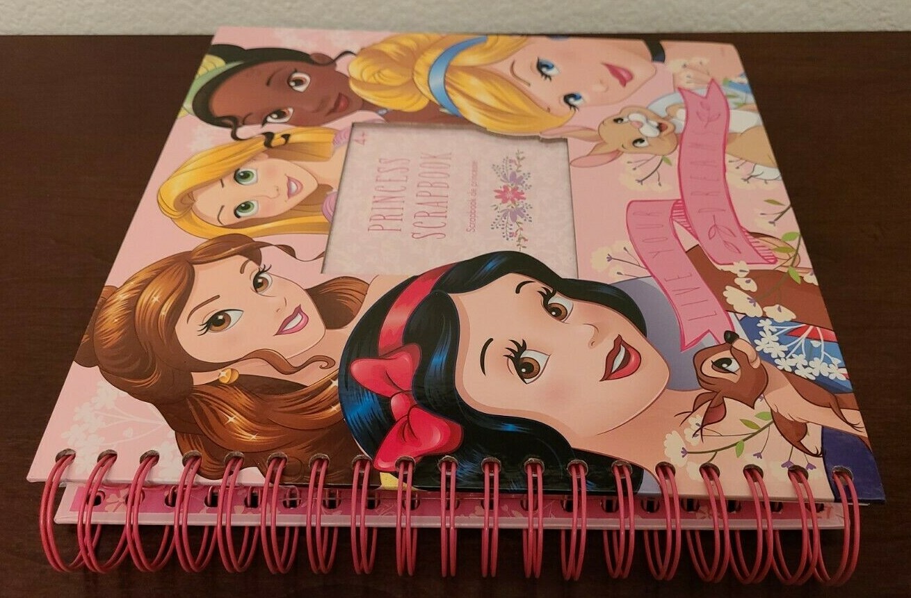 Disney Princess Scrapbook Kit w/ Album, Pattern Paper, Stickers, Glue ...