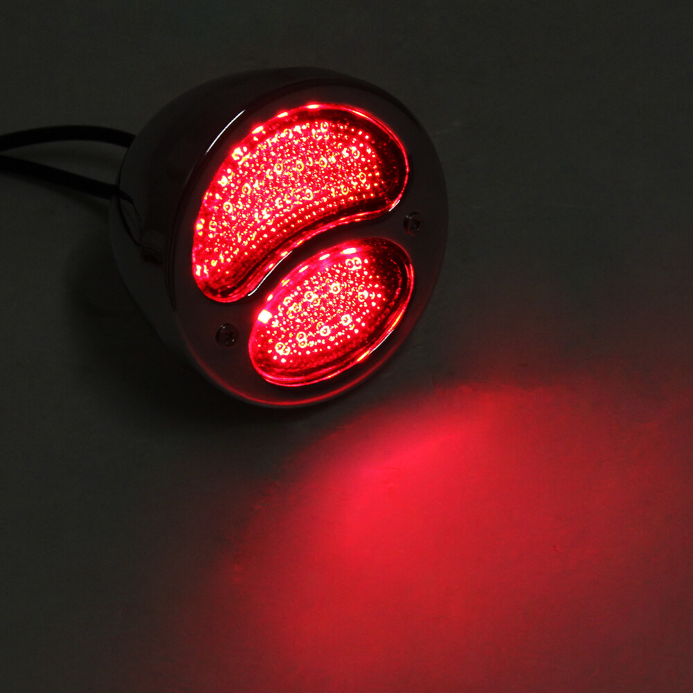 Chrome LED Custom Hot Rat Street Rod Tail Lights For Ford Model A | eBay