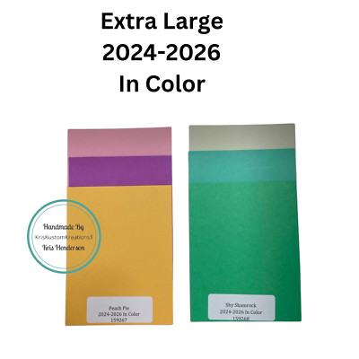 6 Genuine Stampin Up Paper Cardstock Color Ring Tool Swatch Book ...