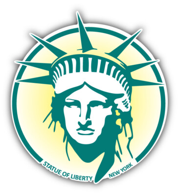 Statue Of Liberty New York USA Car Bumper Sticker Decal | eBay