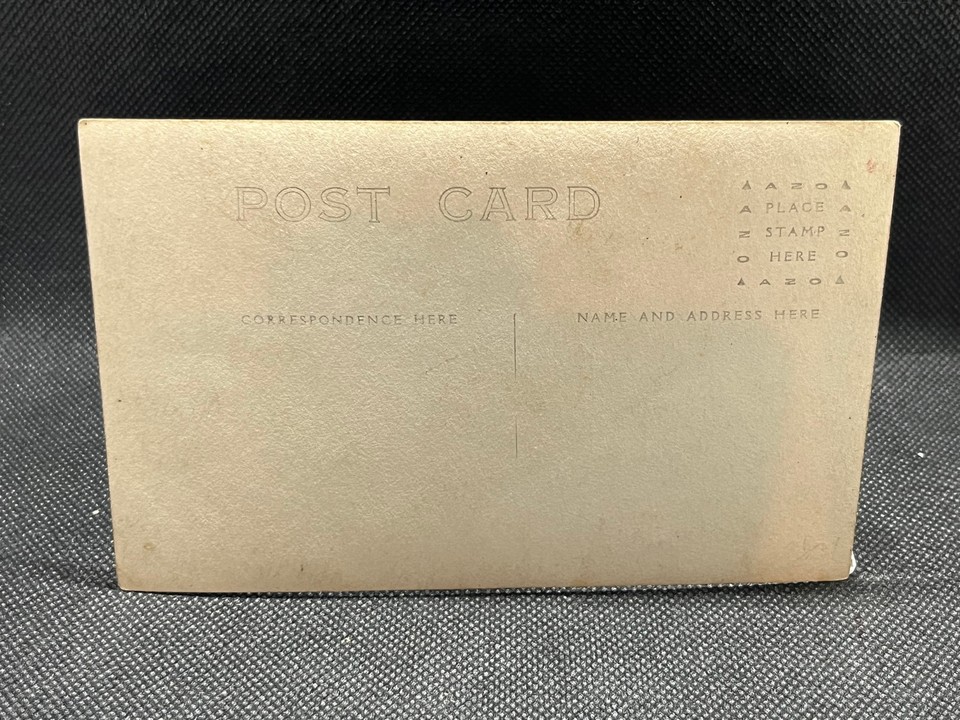 RPPC WALTER WHITTEN DOWN WITH THE BULL ROUND UP, PENDLETON, OR RODEO ...