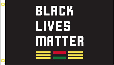 Black Lives Matter Afro American Flag 3x5FT BLM Flag 100D | eBay