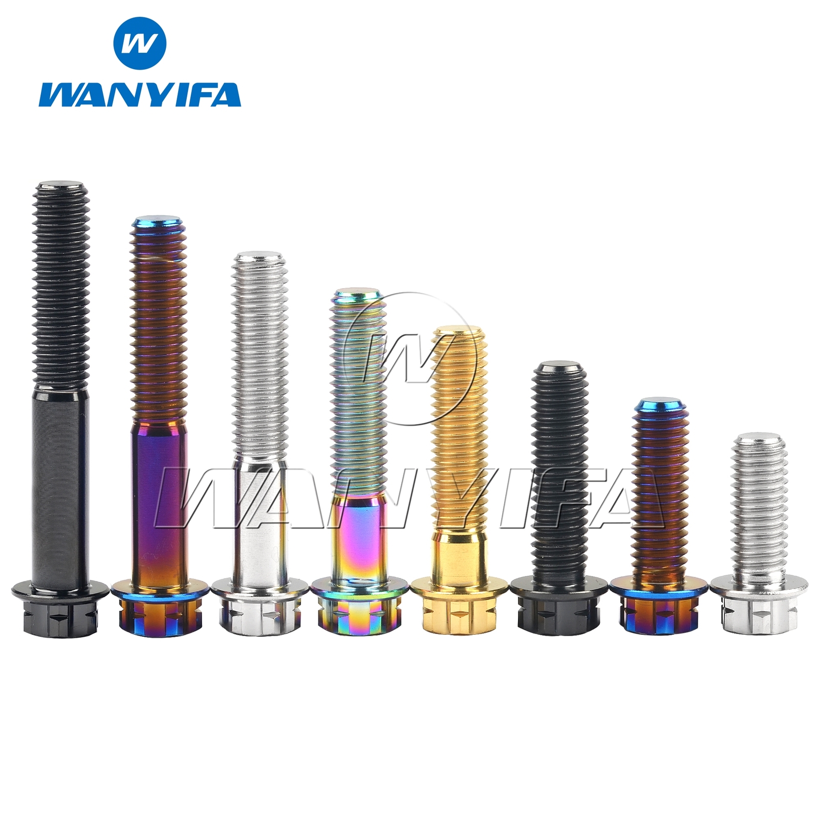 Titanium Bolt M8x20 25 30 35 40 45 50 55mm Flange T40 Torx Screws For ...