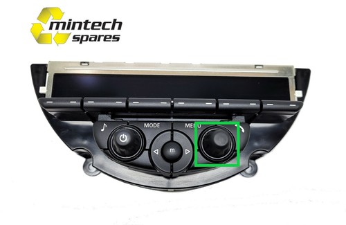 Mini R56 LCI Radio Head Unit Stereo Right Control Knob Button Black R55 ...