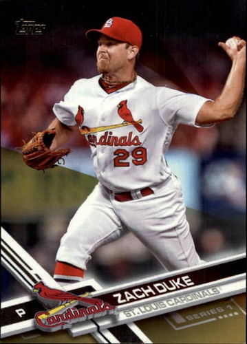 2017 Topps Gold Baseball Card #307 Zach Duke /2017 | eBay