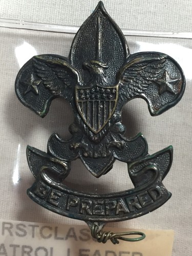 1915 - 1925 First Class Patrol Leader Pin stars up BSA Rank Position ...