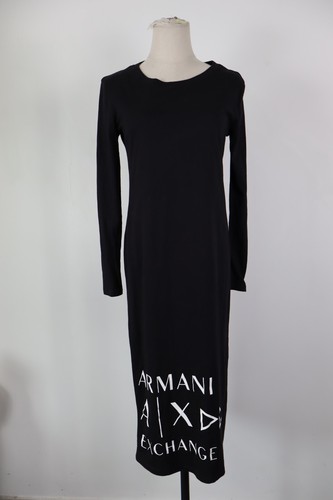 Armani Exchange Robe Femme Tg. S Robe Vintage Décontractée En Coton | eBay