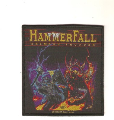 HAMMERFALL - CRIMSON THUNDER - VON 2002 - AUFNÄHER / PATCH RAR | eBay